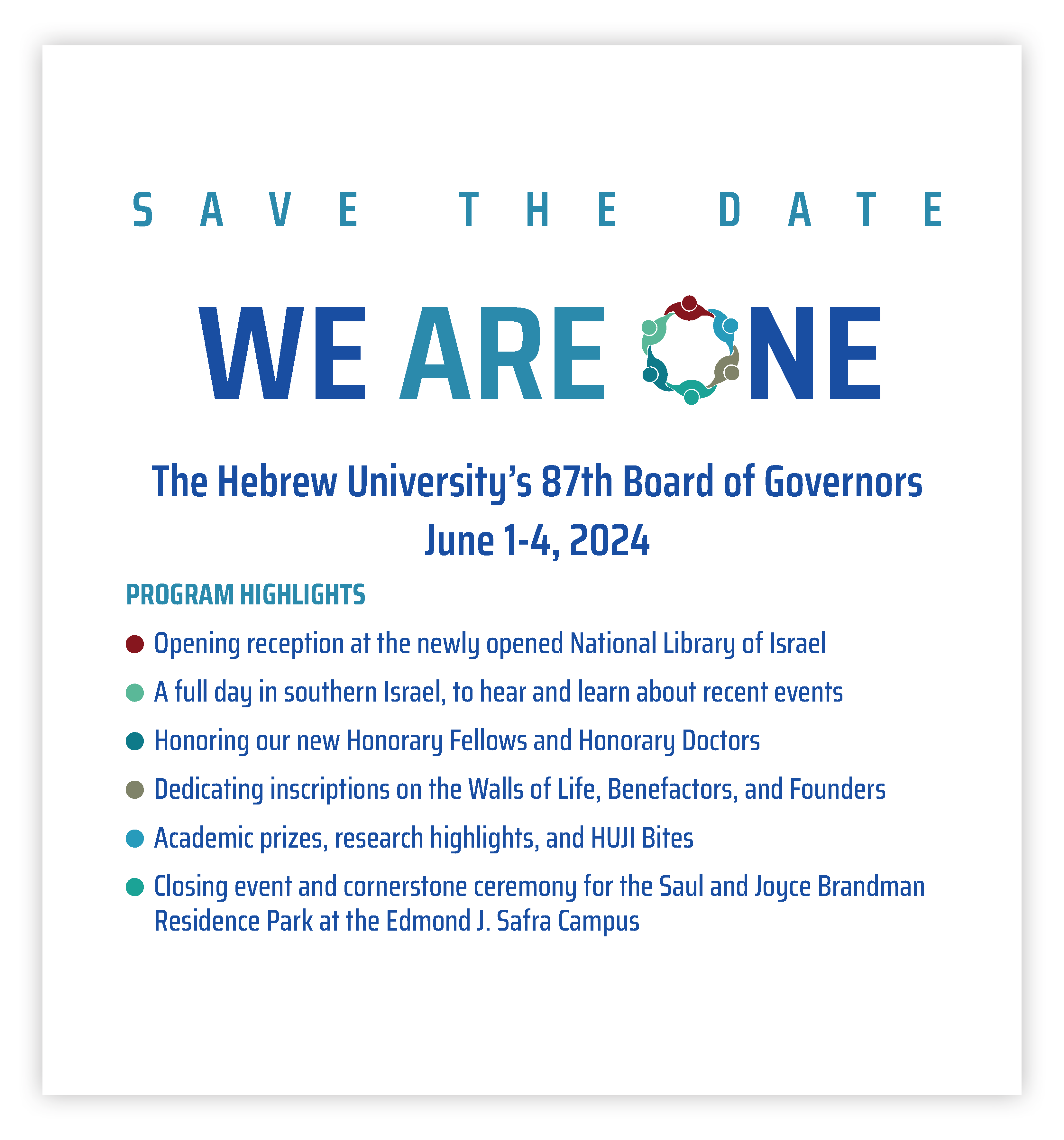 87th International Board of Governors - American Friends of the Hebrew ...